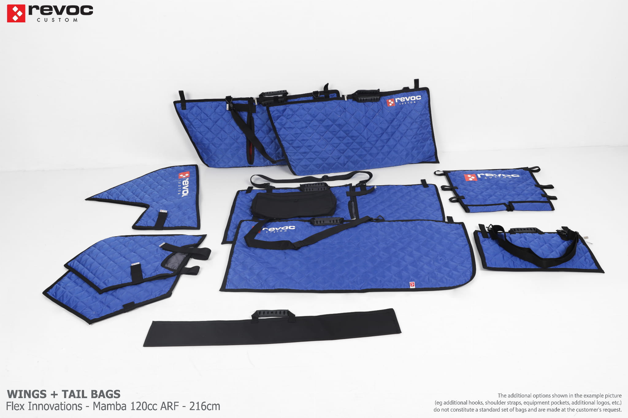 Flex Innovations - Mamba 120cc ARF - 216cm - REVOC Flächentaschen